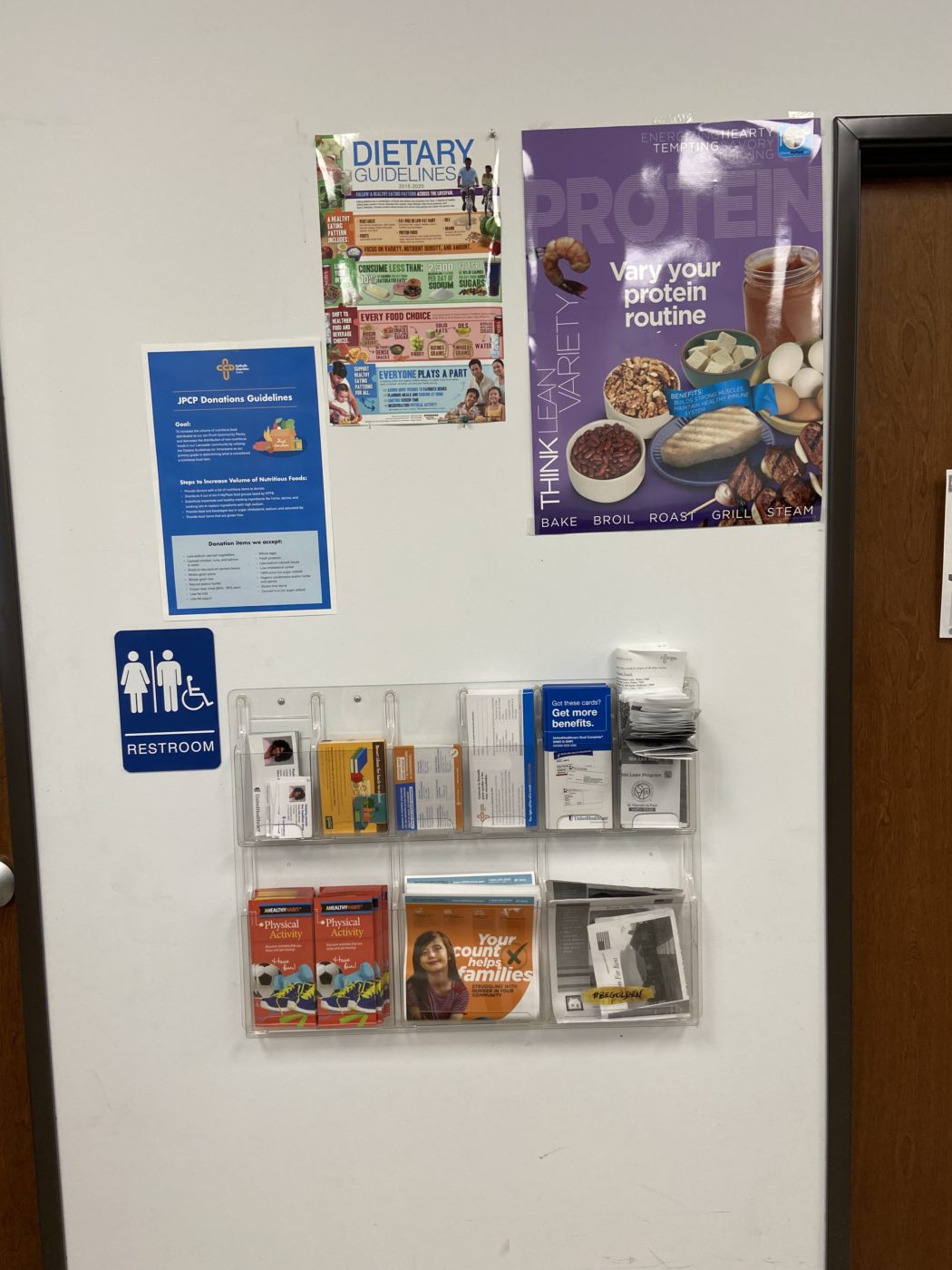 Nutrition Handout Display And Signage Jan Pruitt | North Texas Food Bank