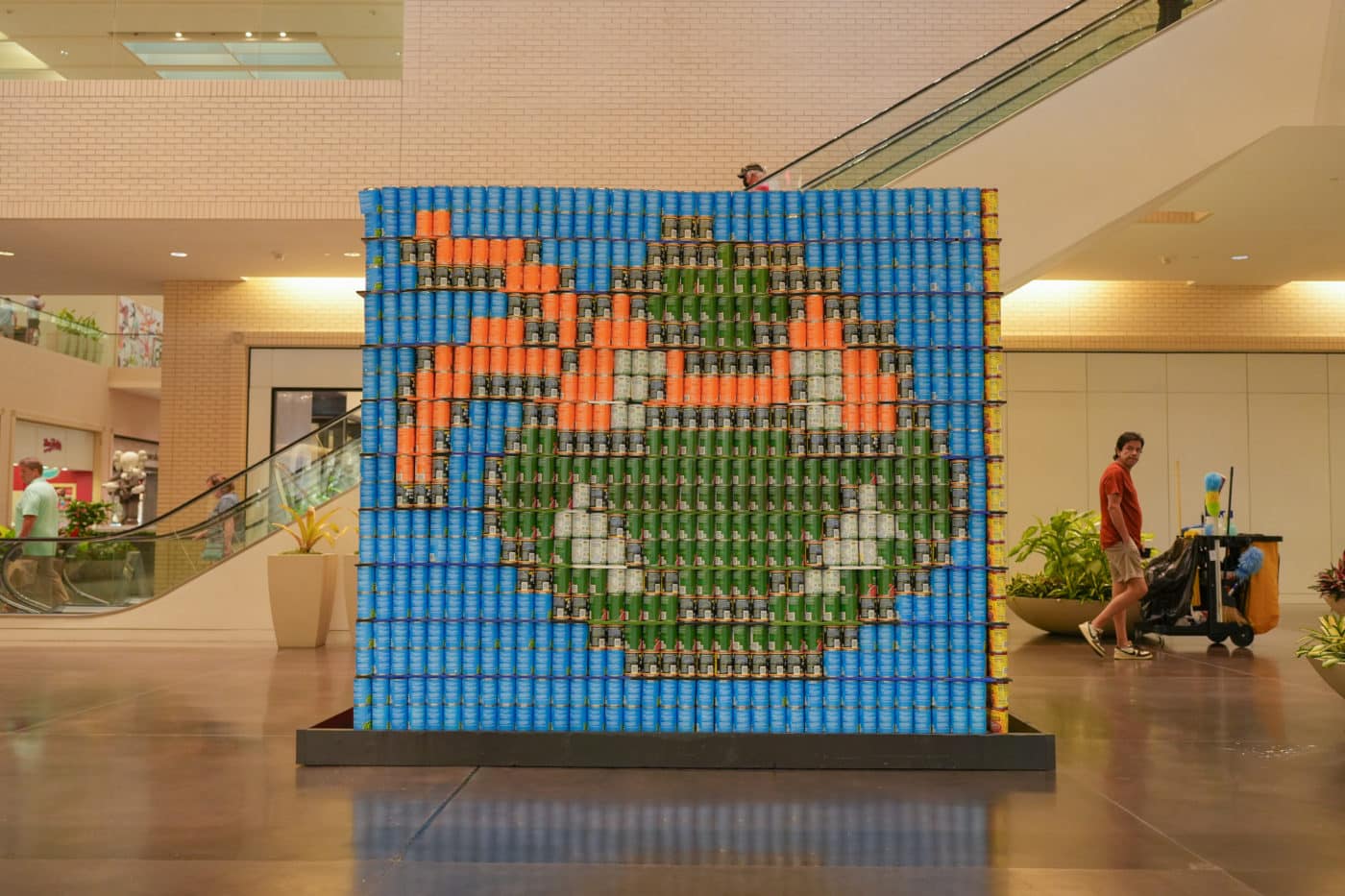Cans Become Sci-Fi-themed Works of Art during CANstruction Dallas