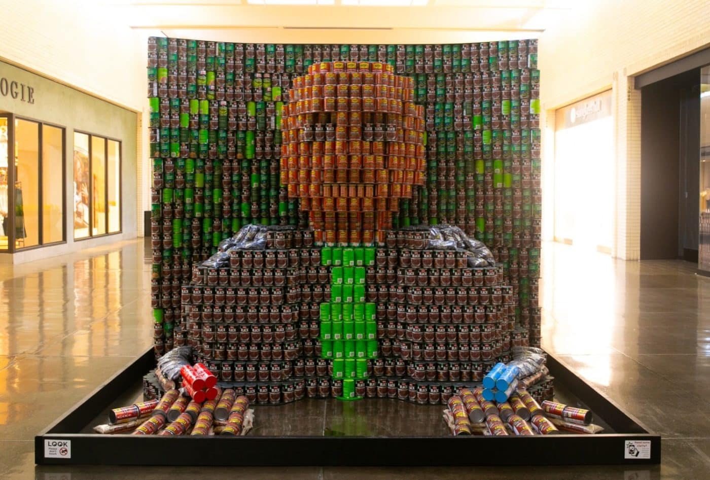 Cans Become Sci-Fi-themed Works of Art during CANstruction Dallas