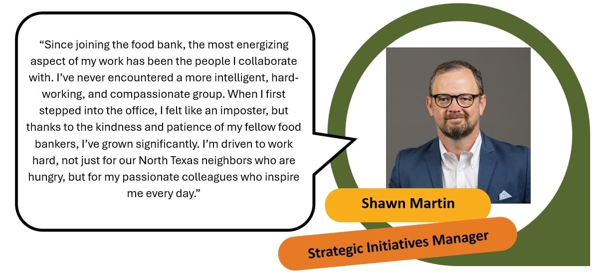 Testimonial Shawn | North Texas Food Bank
